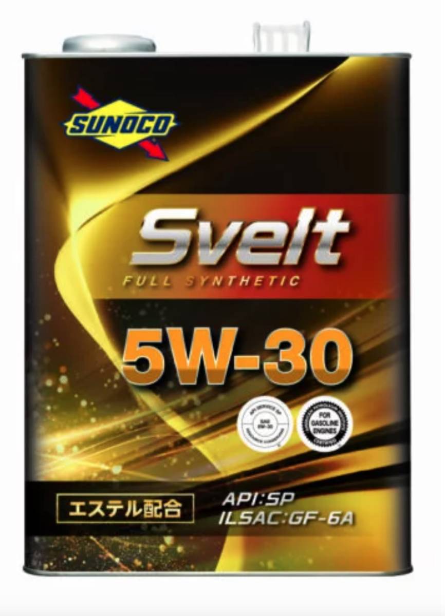 Yahoo!オークション - SUNOCO スノコ エンジンオイル Svelt 5W-30 4リ...
