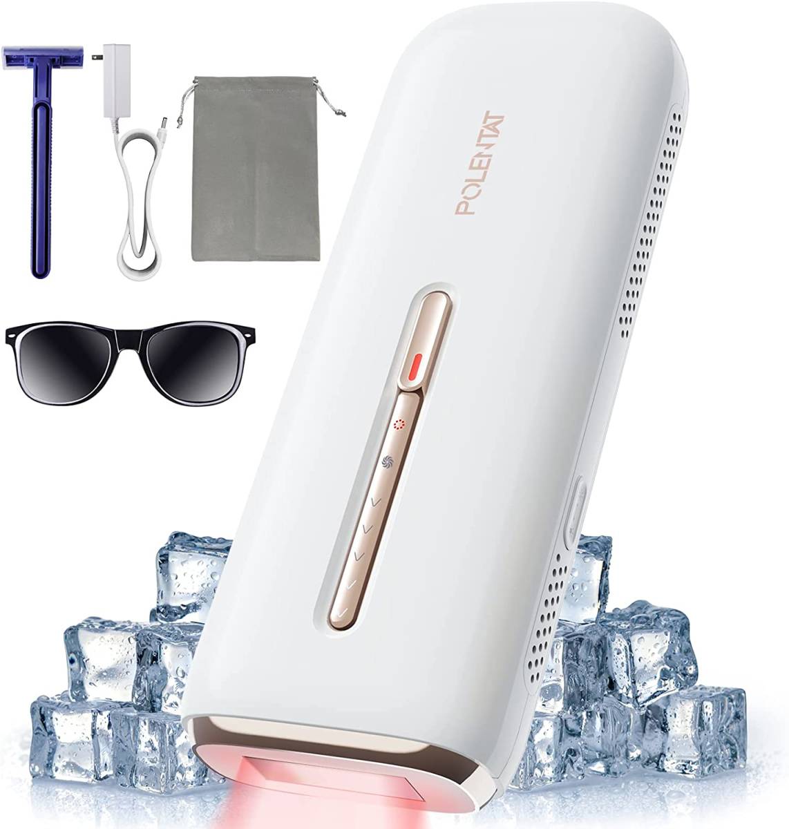 Yahoo!オークション - 脱毛器 IPL vio対応 無制限照射回数 家庭用 18.6...