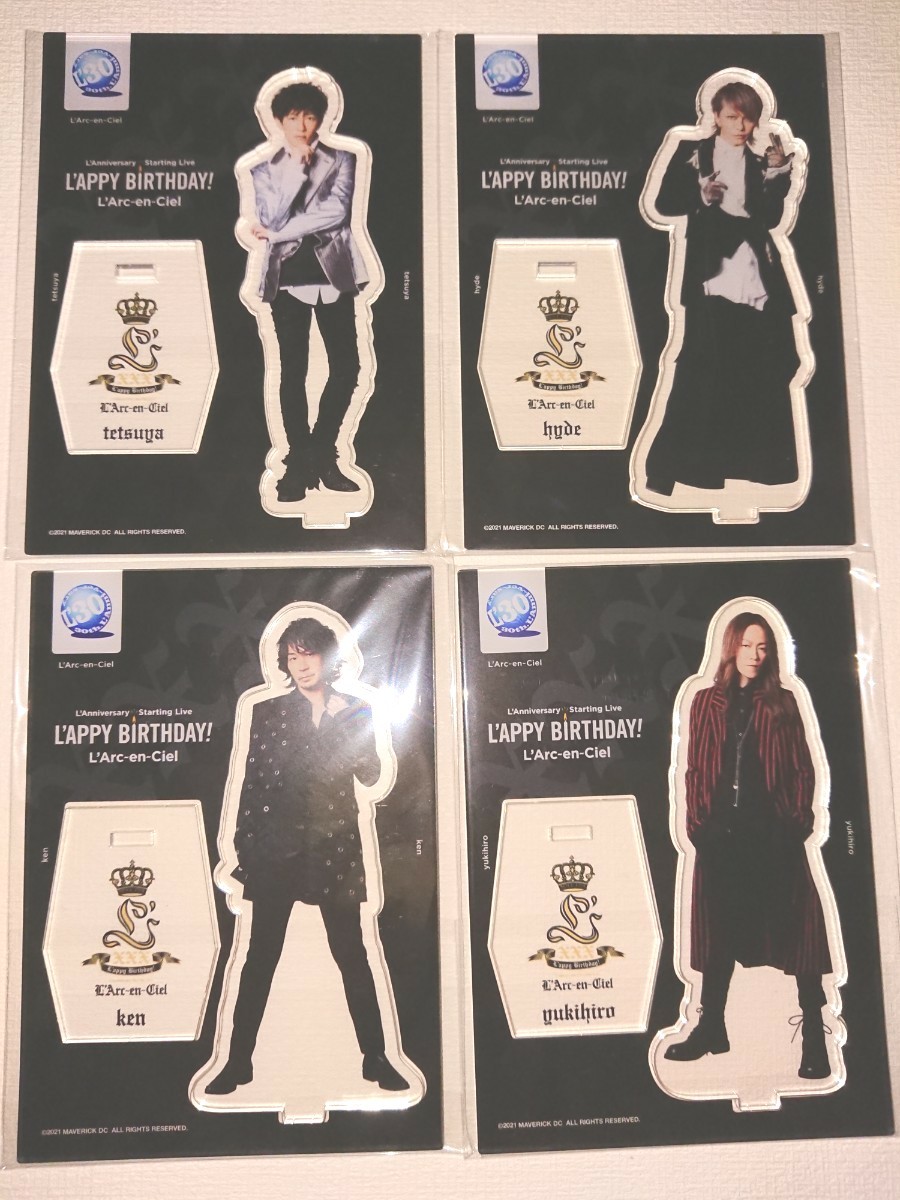 ラルク アクリルスタンドセット 30th L'Anniversary L'Arc~en ラルク アクリルスタンドセット 30th L'Anniversary L'Arc~en