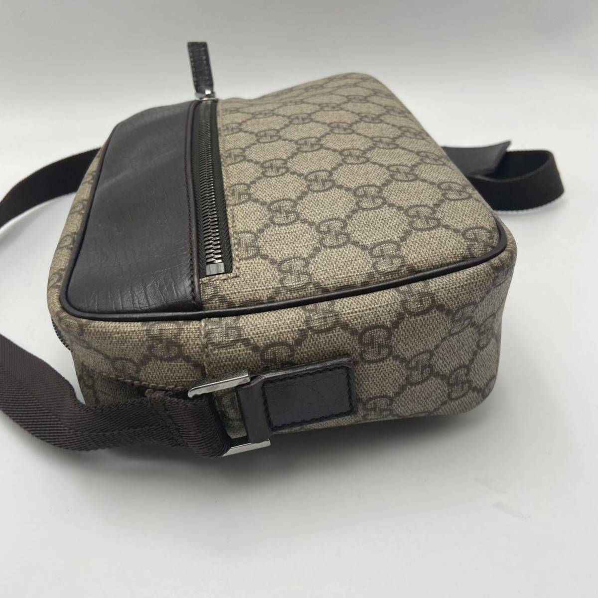 1円《極美品》グッチ GUCCI ショルダーバッグ GGスプリーム PVC 1円《極美品》グッチ GUCCI ショルダーバッグ GGスプリーム PVC