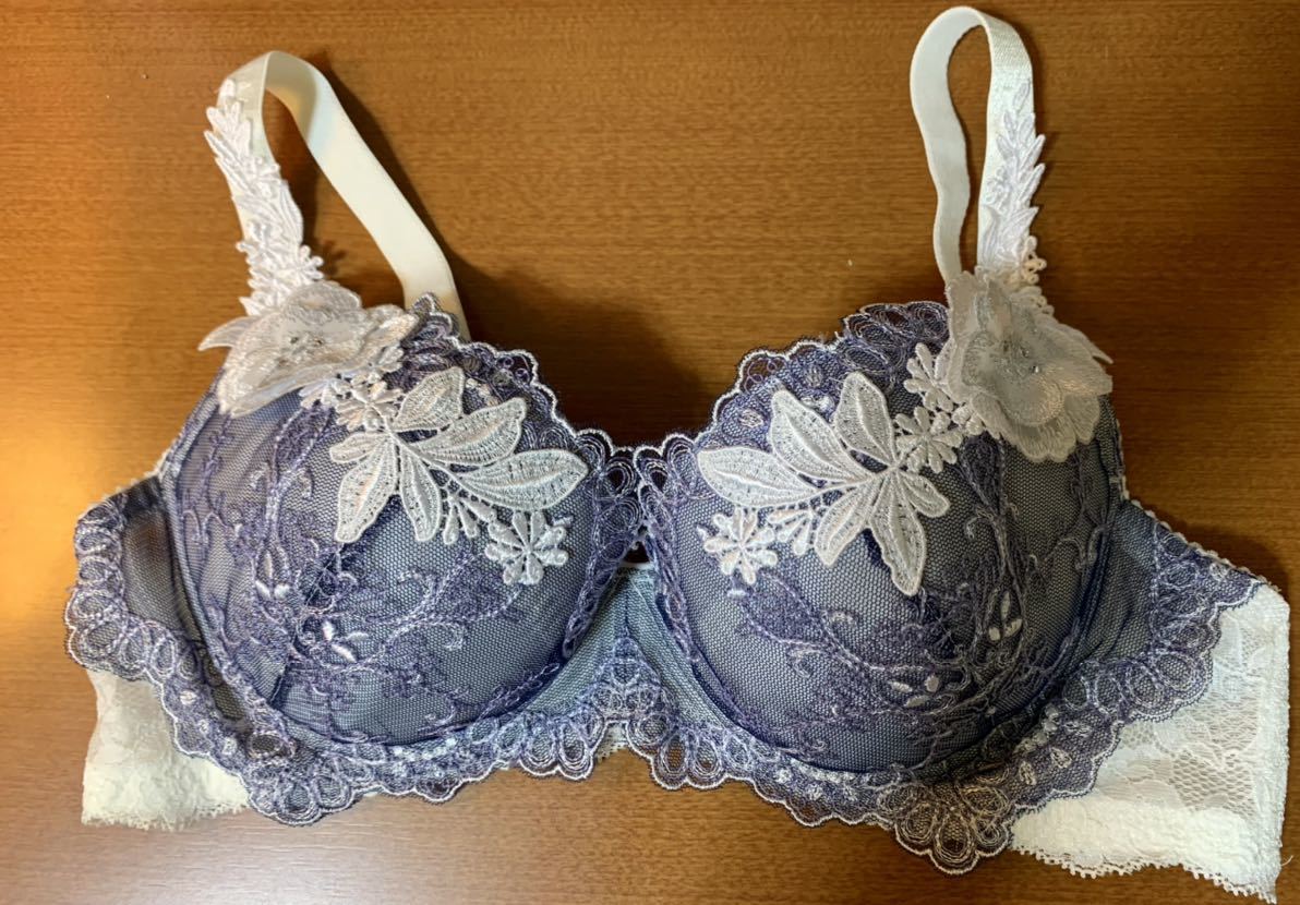 Yahoo!オークション - ワコールサルートブラD80紺