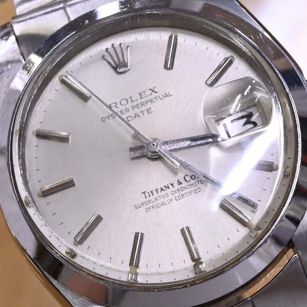 本物 美品 ロレックス 極希少 ティファニー Wネーム Ref.1500 本物 美品 ロレックス 極希少 ティファニー Wネーム Ref.1500
