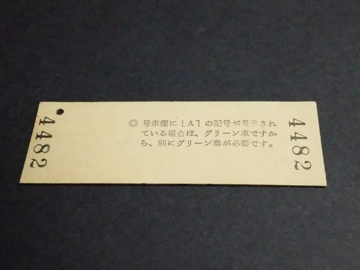 Yahoo!オークション - 【急行券/指定席券(D型)[橙地紋]】 「砂丘1号」...
