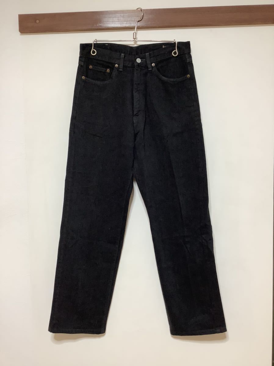 Yahoo!オークション - B-971 BOBSON ボブソン ブラックジーンズ W31 ブ...