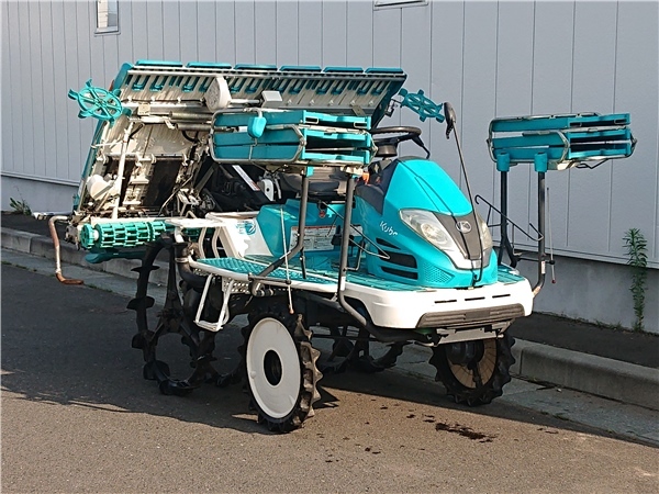 Yahoo!オークション - 八戸発 KUBOTA クボタ 田植機 ZP67 6条植え 使用...