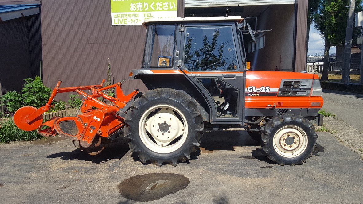 Yahoo!オークション - クボタ トラクター GL-25 1246時間 キャビン 水...