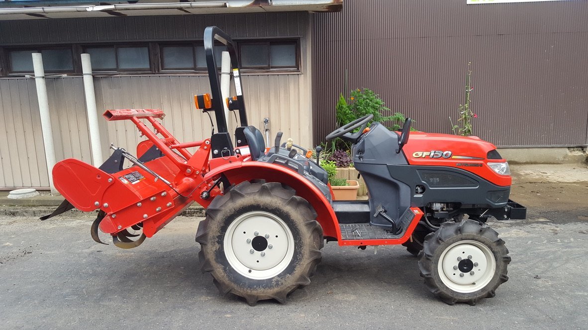 Yahoo!オークション - 三菱 トラクター GF130 13馬力 167時間 水平 ミ...