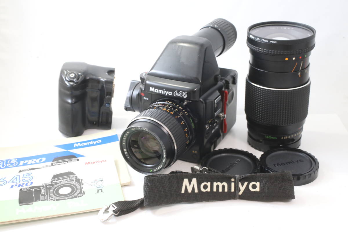 Yahoo!オークション - マミヤ MAMIYA 645 PRO /SEKOR C 55mm F2.8/SF C...