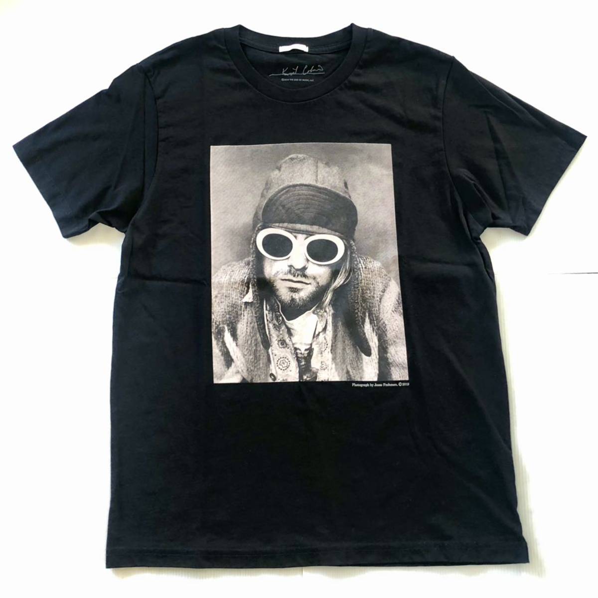 サングラス GU /グラフィックT 半袖「KURT COBAIN」M黒 NIRVANA サングラス GU /グラフィックT 半袖「KURT COBAIN」M黒 NIRVANA