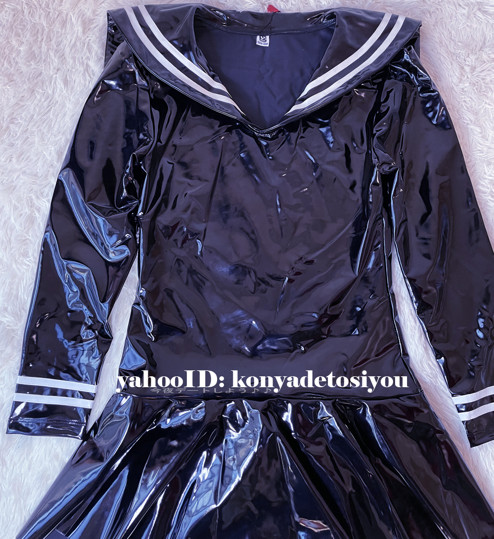 Yahoo!オークション - 国内発送 Q16黒EXL 超光沢 鏡面PVCラテックスア...