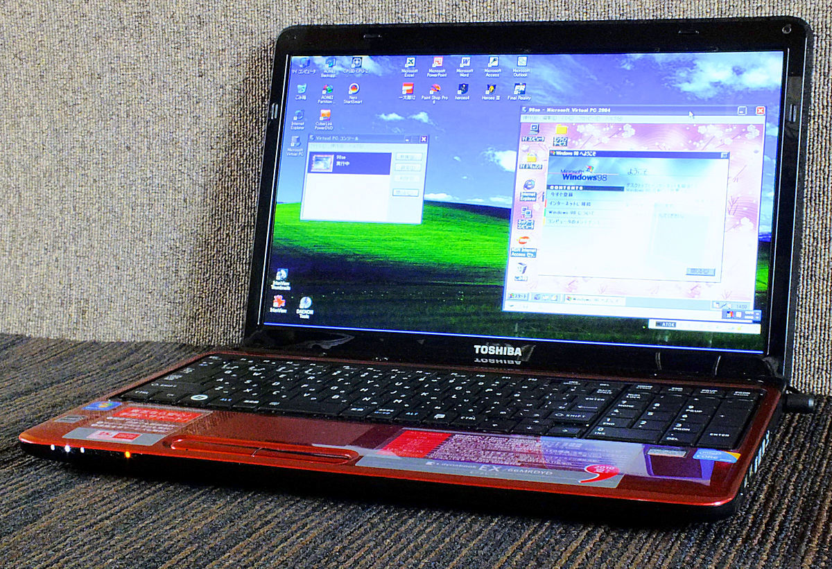 Yahoo!オークション - ┫きれい・レトロ i5-450M Max2.66G XP-Pro (98s...