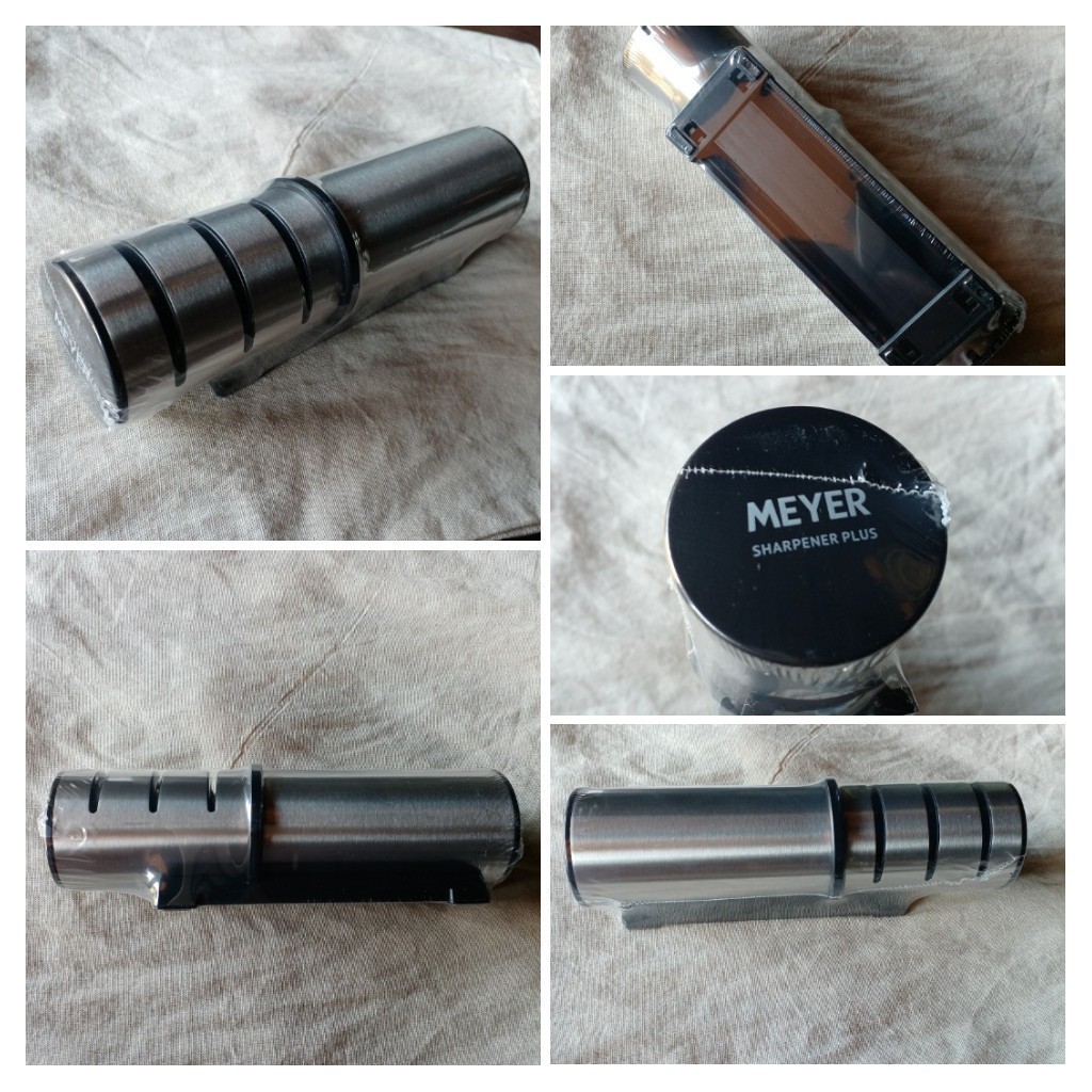 新品】 包丁と研ぎセット マイヤーダマスカス三徳包丁 マイヤー 新品】 包丁と研ぎセット マイヤーダマスカス三徳包丁 マイヤー