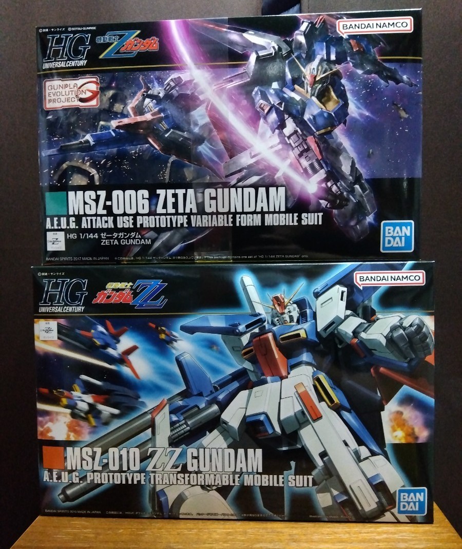HG Zガンダム ZZガンダム 2機セット ガンプラ ゼータガンダム ダブルゼータガンダム HGUC｜PayPayフリマ