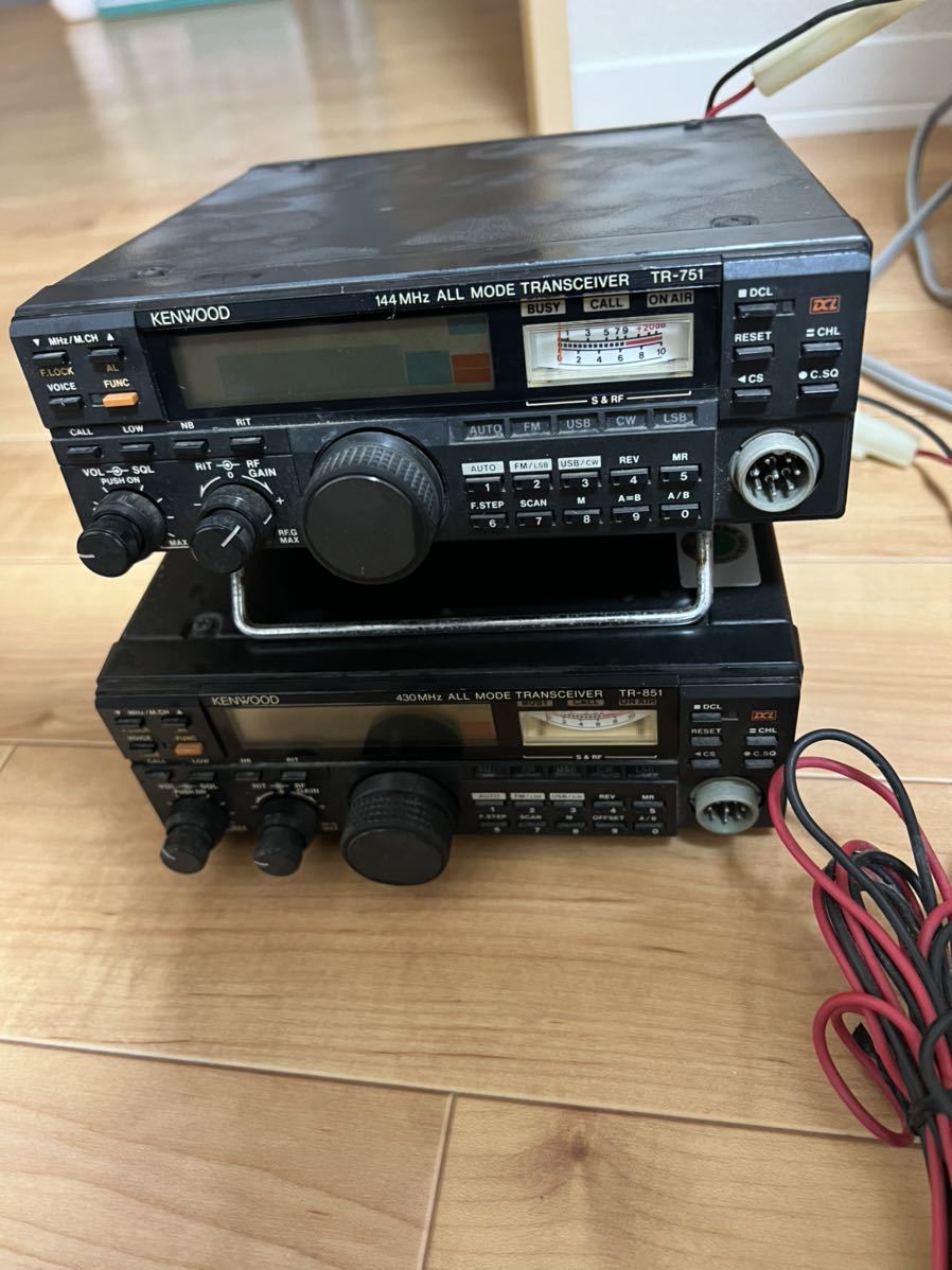 Yahoo!オークション - KENWOOD ケンウッド 無線機 TR-851 TR-751 アマ...