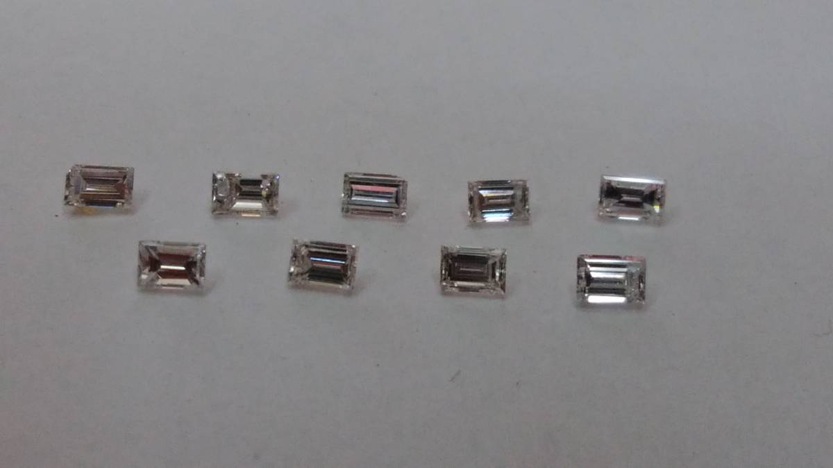 Yahoo!オークション - お得 税込価格 天然 角ダイヤモンド ルース 9pcs...