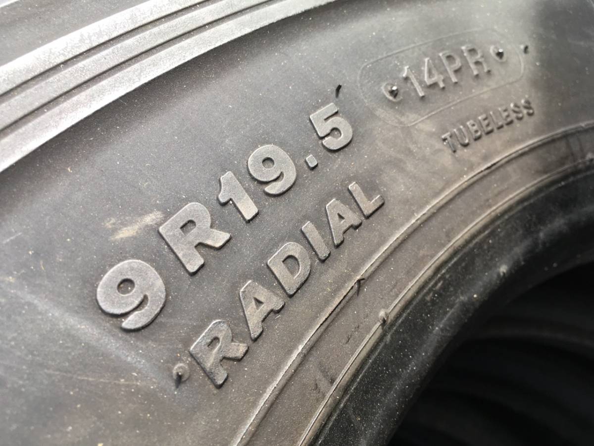 Yahoo!オークション - e305-2-6 9R19.5 14PR 中古タイヤ 2本 BS ブリヂ...