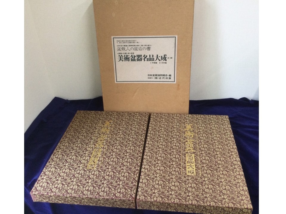 ☆希少☆ 盆栽人の座右の書 美術盆器名品大成 全2 ☆希少☆ 盆栽人の座右の書 美術盆器名品大成 全2