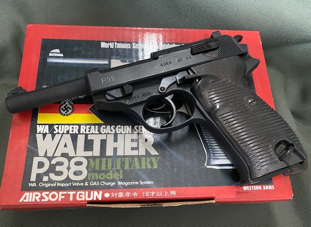 Yahoo!オークション - 絶版 WA ワルサー P38 フィクスドガスガン 中古 ...