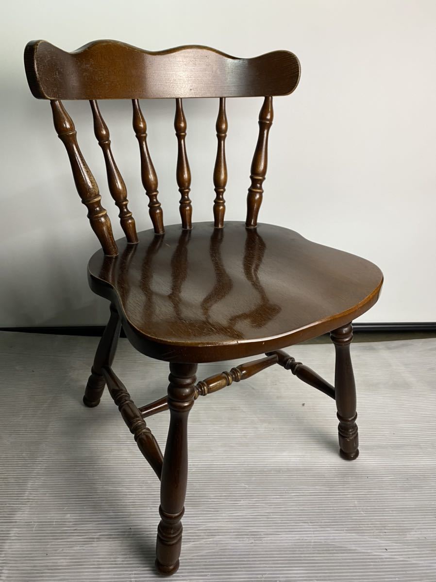 Yahoo!オークション - K803 飛騨産業 ダイニングチェア キツツキマーク...