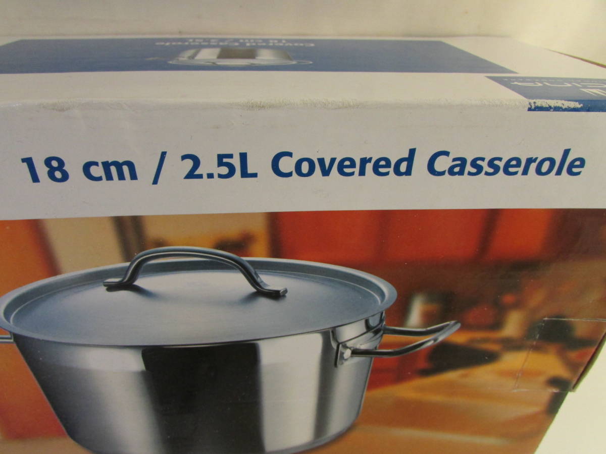 Yahoo!オークション - (k6084)CUCINA 両手鍋 キャセロール 18cm 2...