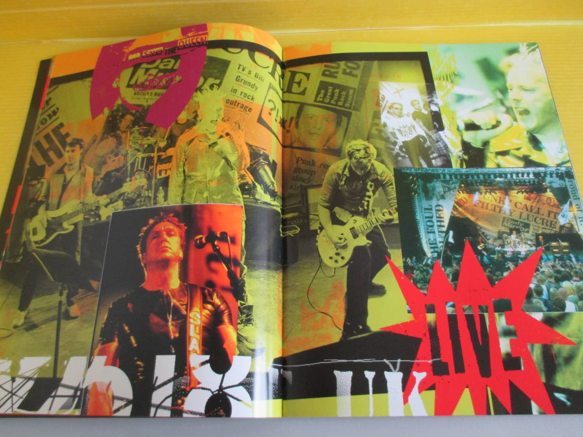 セックスピストルズ Sex Pistols 1996年 日本武道館公演 ツアーパンフレット Filthy Lucre Live パンフレット