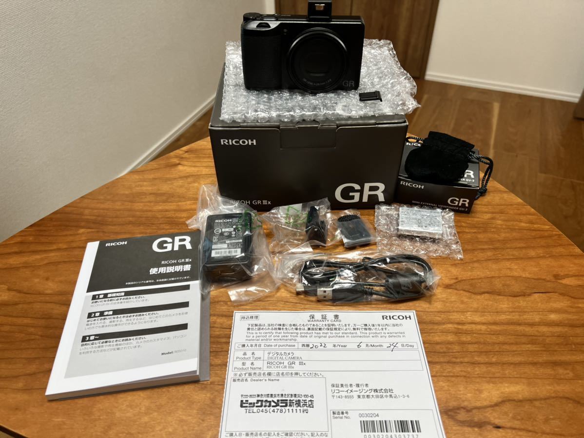 Yahoo!オークション - RICOH リコー GRIIIx GR3x + ファインダー GV-3