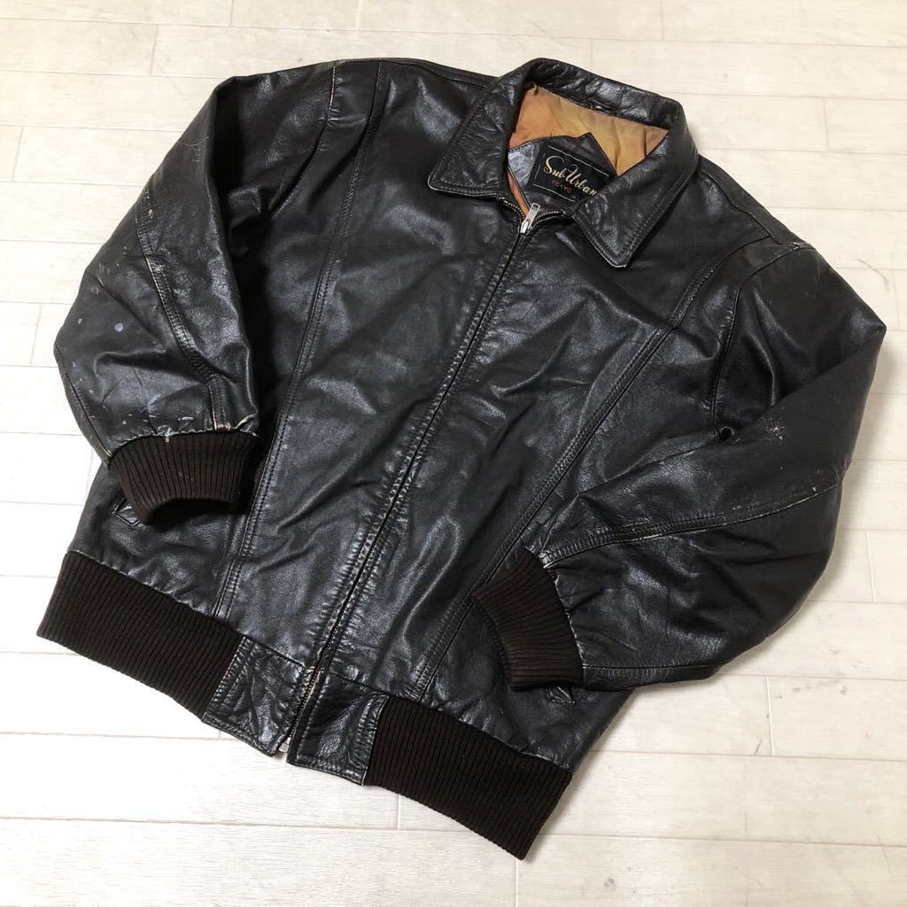 Yahoo!オークション - 2771 Sub Urban TOKYO 牛革 レザージャケット ジ...