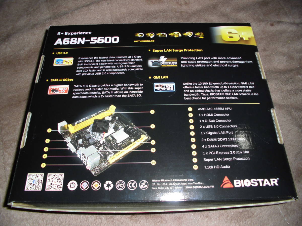 Yahoo!オークション - バイオスター マザーボード A68N-5600