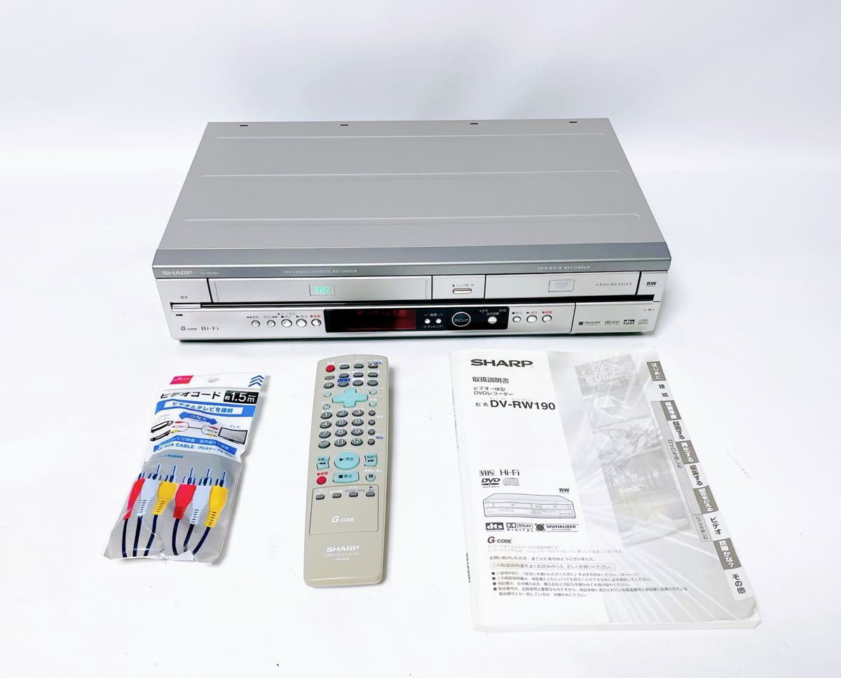 Yahoo!オークション - SHARP シャープ VHS ビデオ一体型 DVDレコーダ...
