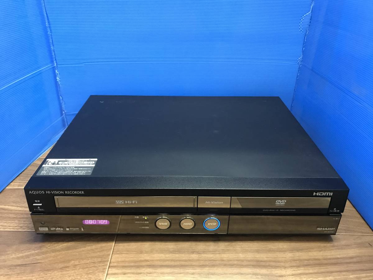 Yahoo!オークション - SHARP DV-ACV52 VHS/HDD/DVDレコーダー 中古品B-...
