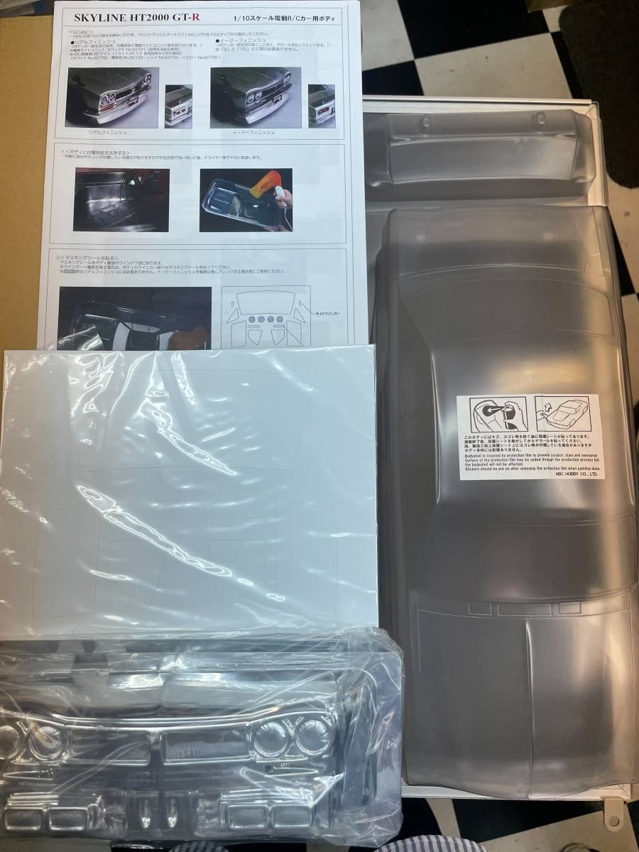 Yahoo!オークション - ABC 66093 1/10 スカイラインHT 2000GT-R ボ...