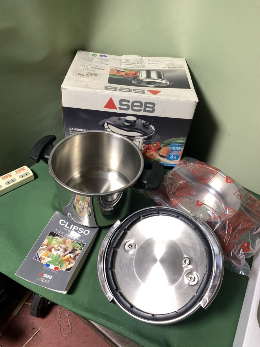 Yahoo!オークション - 圧力鍋 SEB 6L FRANCE 印 中古