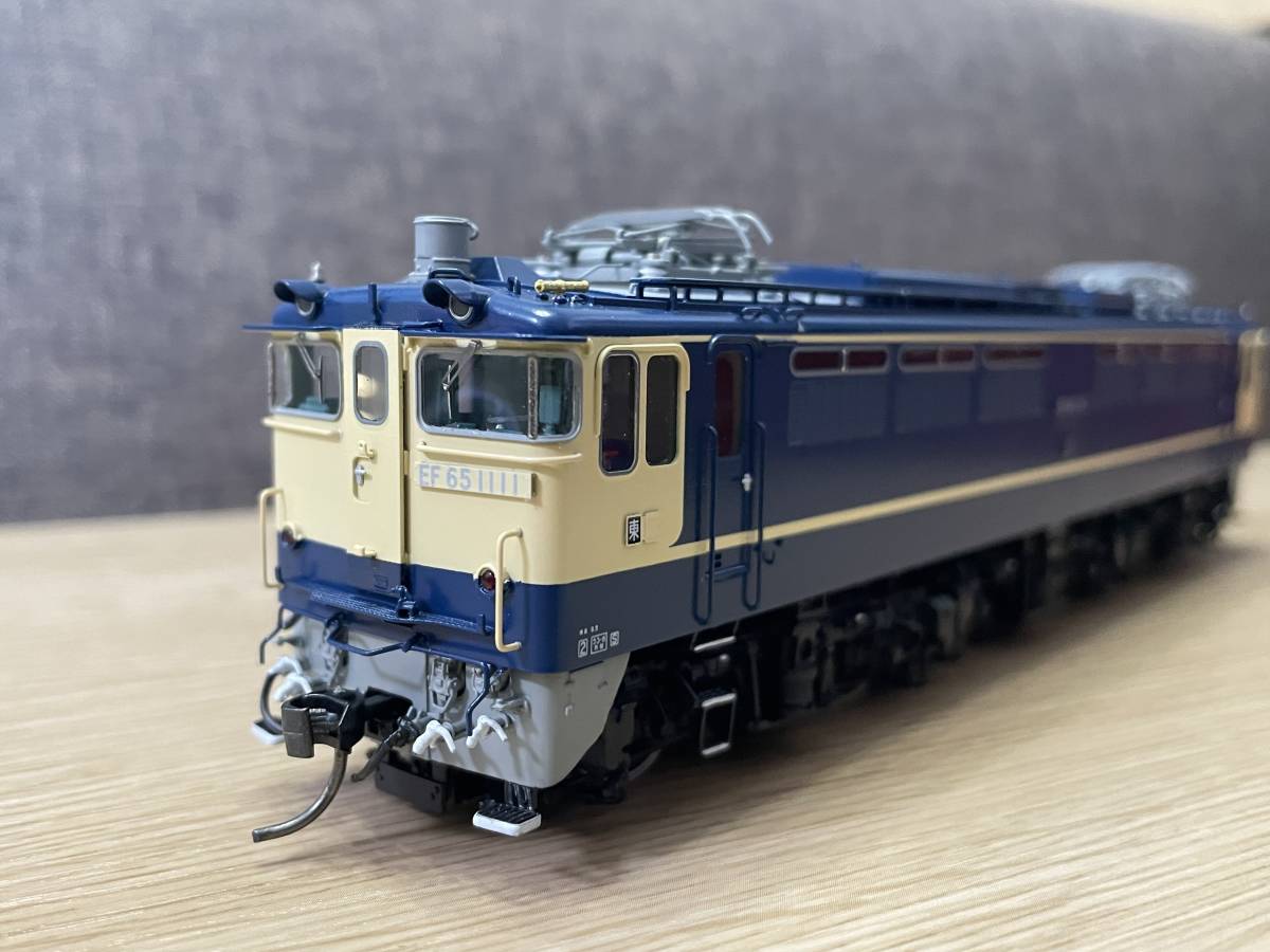 Yahoo!オークション - HO ムサシノモデル EF65-1111号機 ブルートレイ...