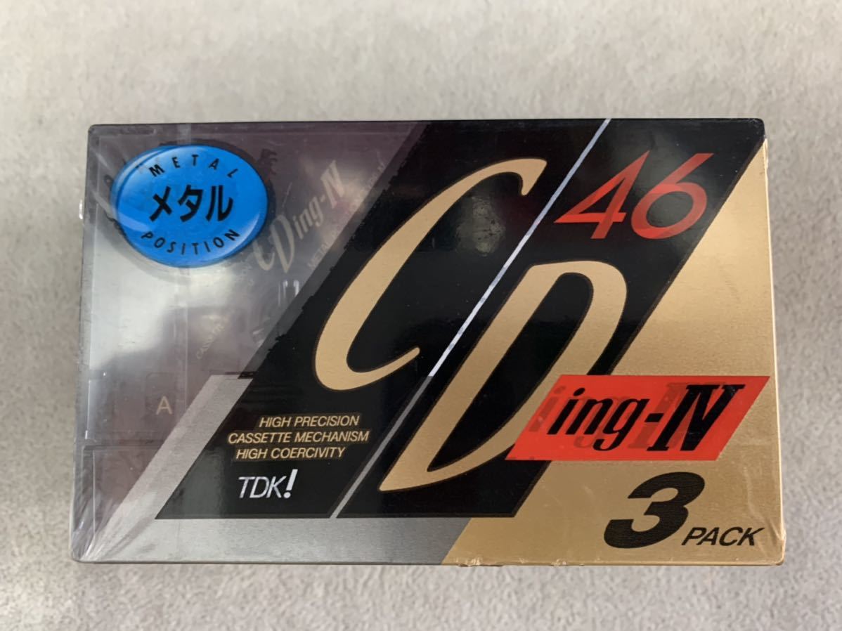 Yahoo!オークション - TDK CD カセットing-Ⅳ46 片面23分往復46分未開...