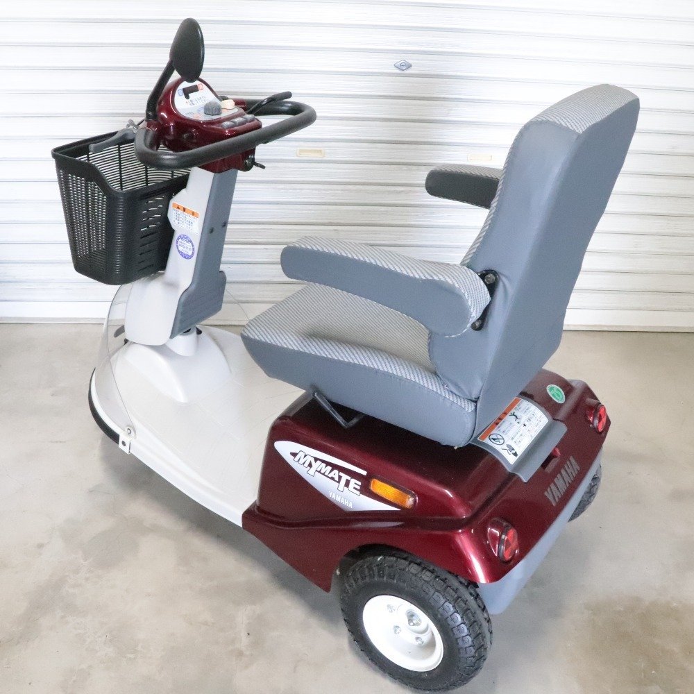 名古屋直接引取限定 YAMAHA ヤマハ MY MATE マイメイト YM-10 シニアカー レッド 電動車いす 通電未確認 鍵1個/説明書付き ジャンク(電動車椅子)｜売買されたオークション ...