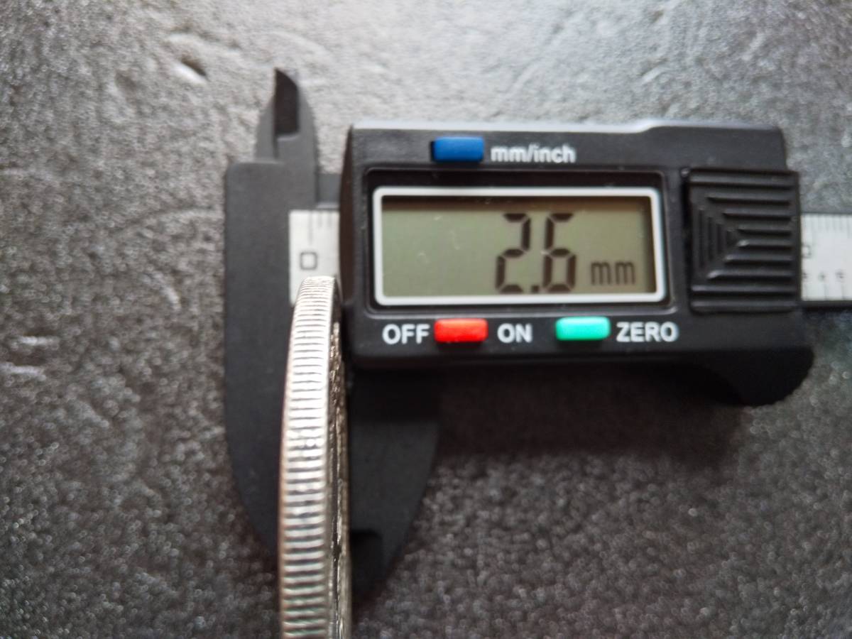 Yahoo!オークション - 貿易銀 明治9年銘 量目27.2g 直径38.6mm 厚さ2...