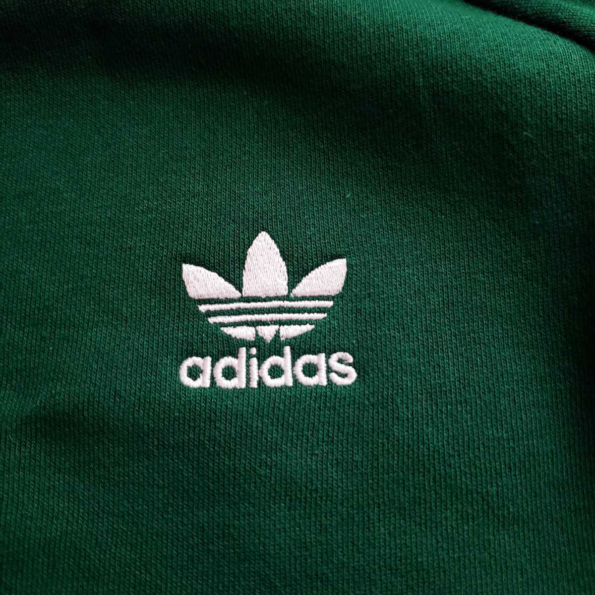 新品】adidas Originals 裏起毛 スウェット 3XL(2XO) グリーン 新品】adidas Originals 裏起毛 スウェット 3XL(2XO) グリーン