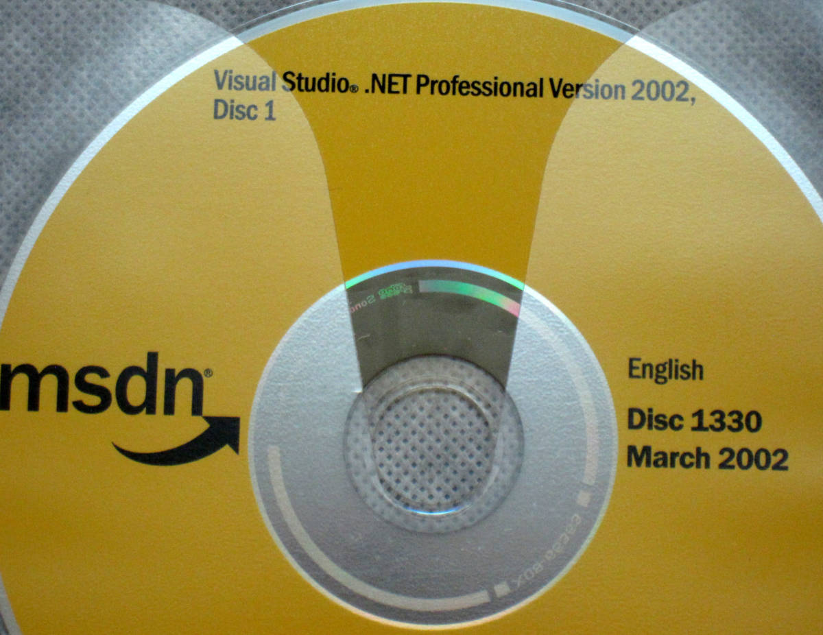 Yahoo!オークション - MSDN CDおよびDVD-ROM（黄色）8枚セット Microso...