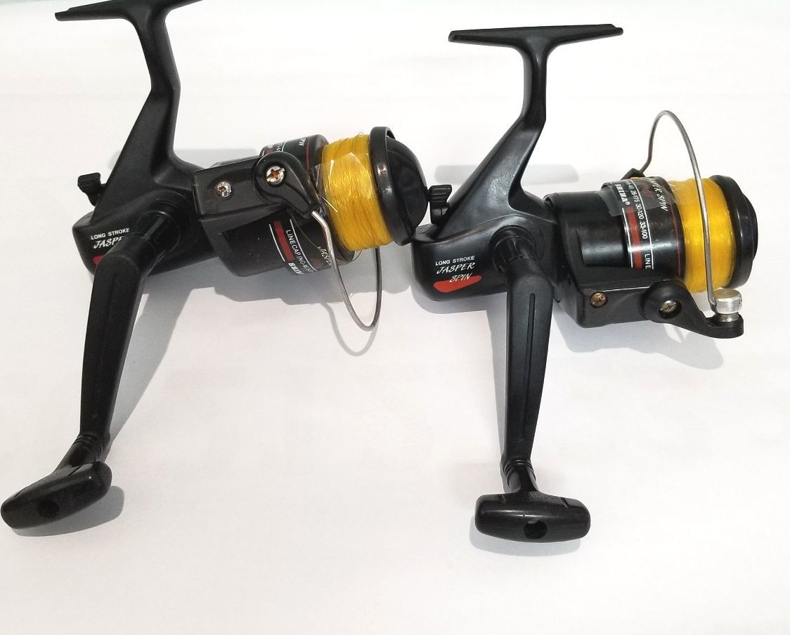 即決美品送料520円 SHINA ジャスパースピンJASPER SPIN 80GT小型軽量スピニングリール韓国製2個セット糸付きボールベアリング内蔵 ｜代購幫