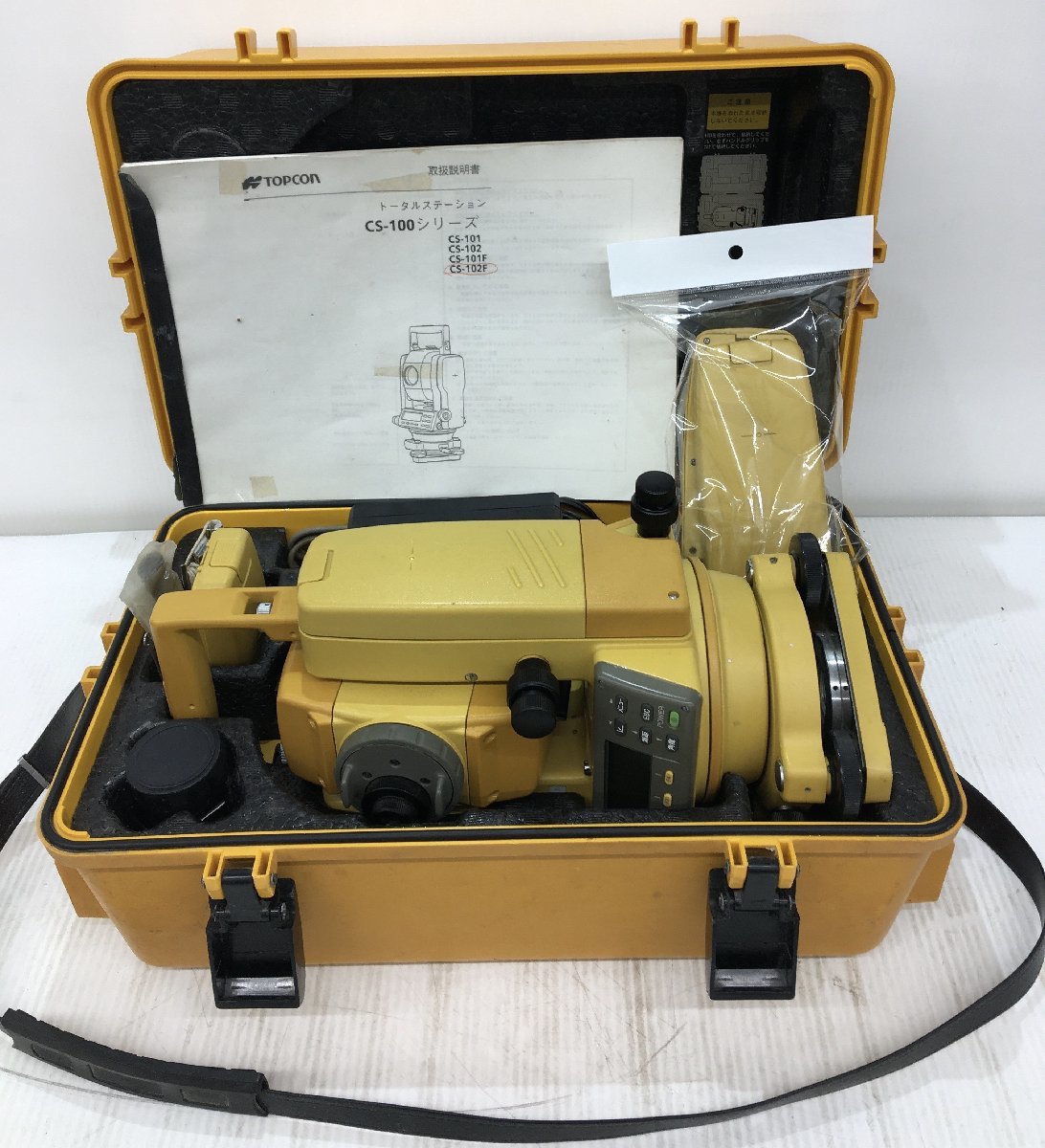 Yahoo!オークション - TOPCON トータルステーションCS-102F ITOZY2G6XJ...