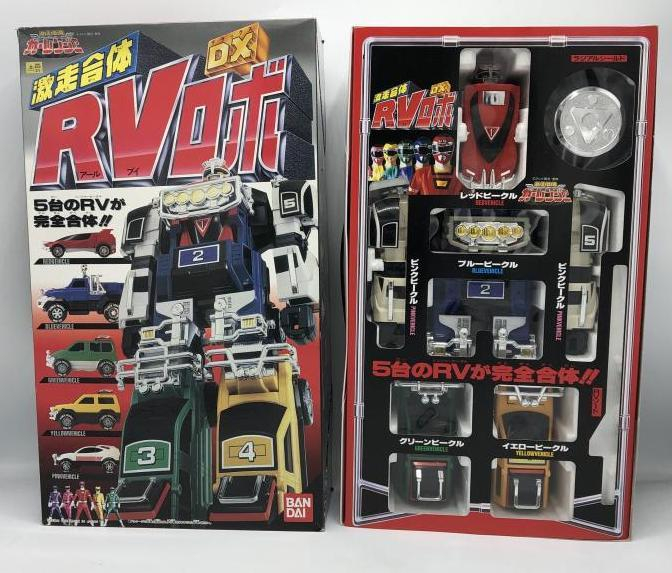 Yahoo!オークション - BANDAI バンダイ 激走合体DX RVロボ ...
