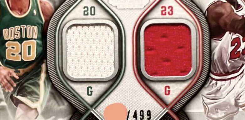 激レア Michael Jordan Ray Allen Dual Jersey 09 Upper Deck 激レア Michael Jordan Ray Allen Dual Jersey 09 Upper Deck