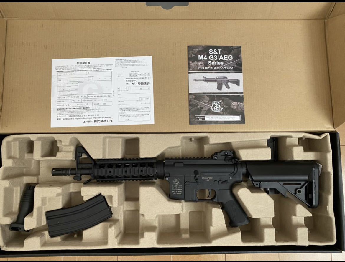 Yahoo!オークション - S&T M4 CQB-R G3 電動ガン