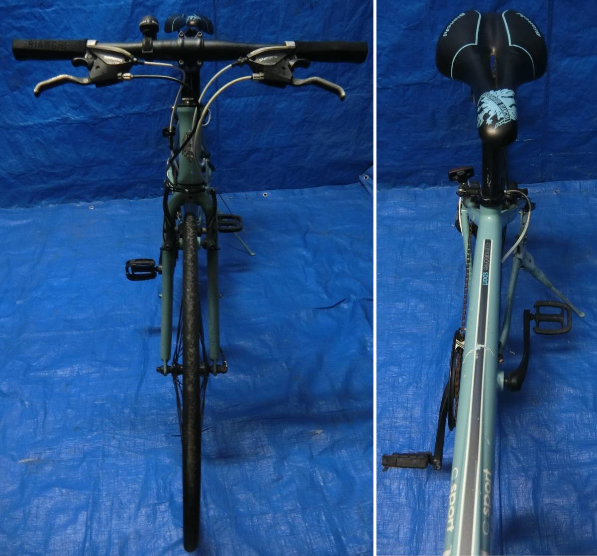 0819-112 BIANCHI C SPORT 1 ビアンキ シースポーツ1 クロスバイク 自転車 部品取り ジャンク 引取限定;埼玉県所沢市(Sサイズ)｜売買されたオークション情報 ...