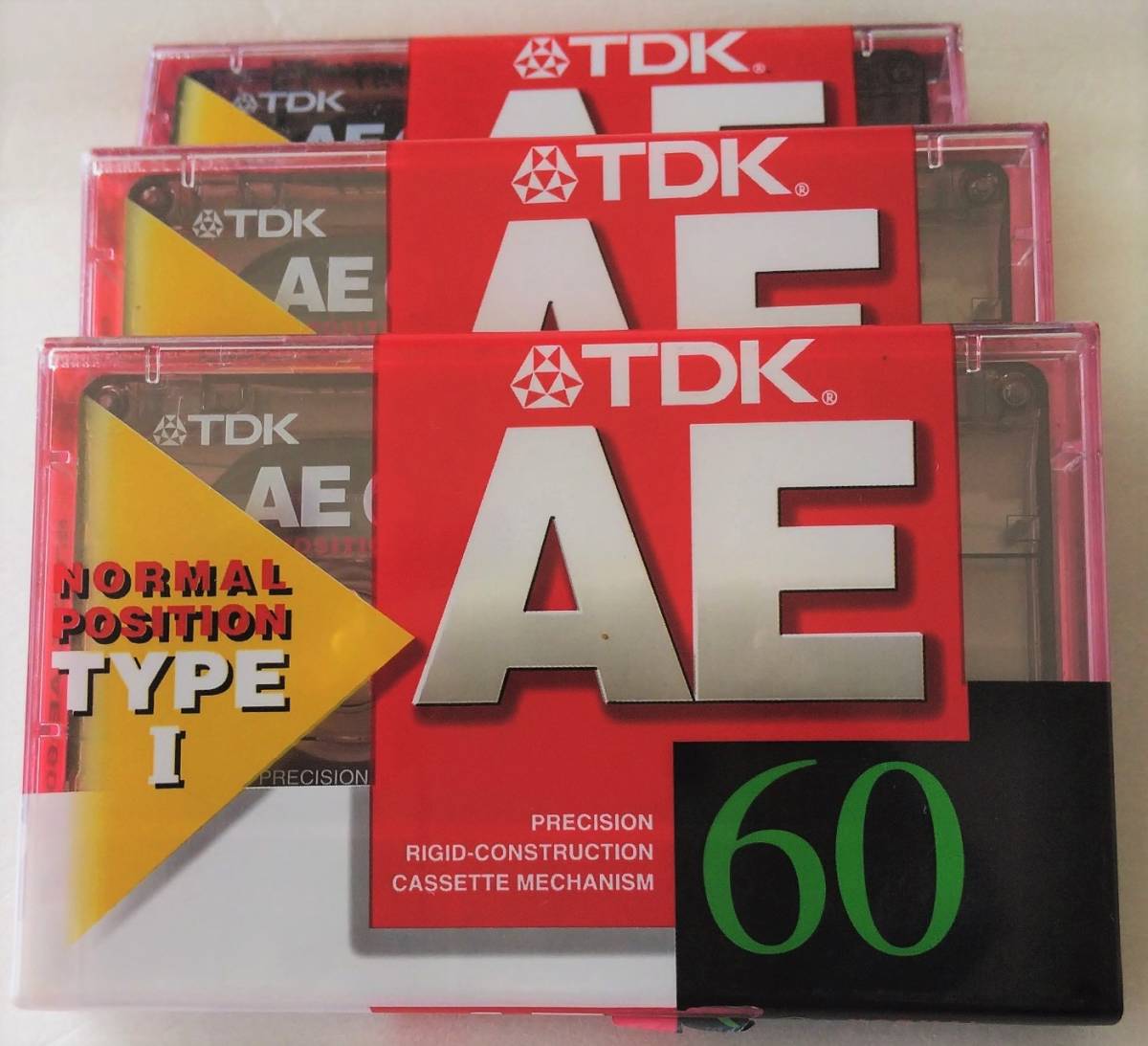 Yahoo!オークション - TDK AE 60分 3本 ノーマルポジション 長期...