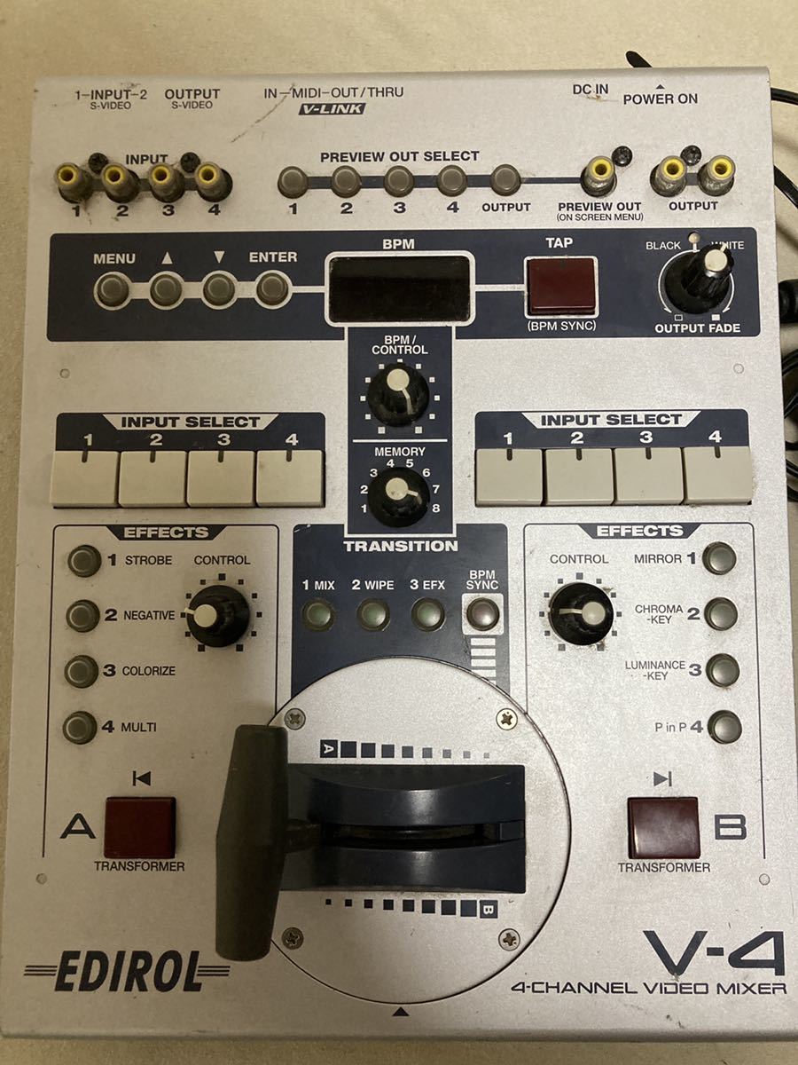 Yahoo!オークション - VJ/DJ機器 ビデオミキサー Roland EDIROL V-4 ロ...