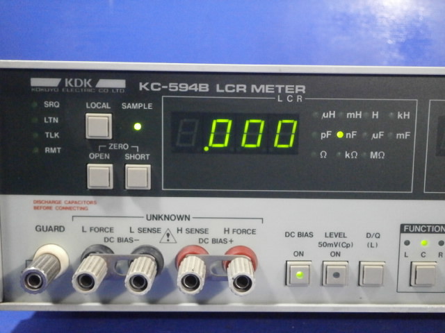 Yahoo!オークション - KDK KC-594B LCR METER