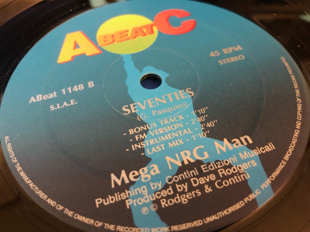 Yahoo!オークション - 12” Mega NRG Man / Seventies / ユーロビート
