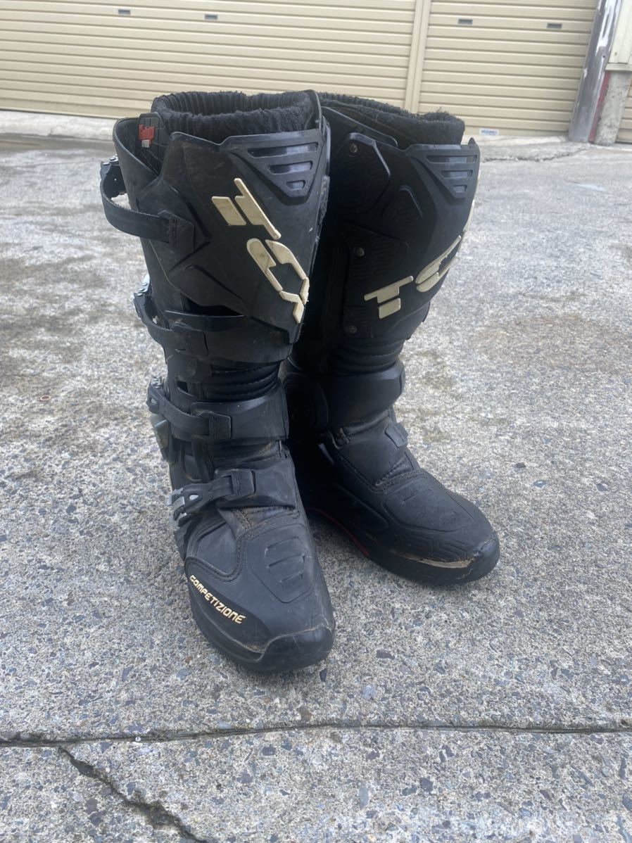 Yahoo!オークション - TCX COMP EVO ブラック レーシング オフロードブ...