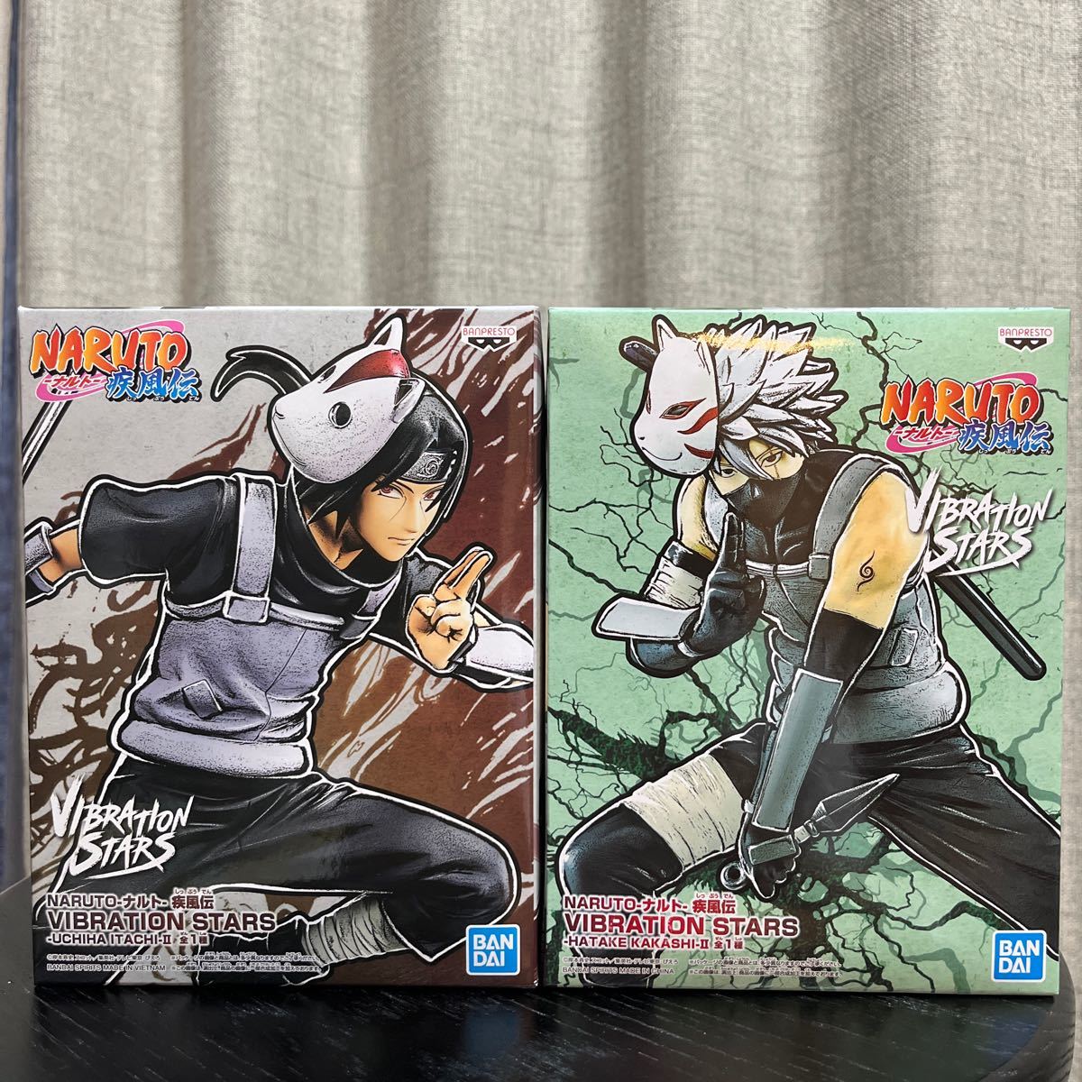 NARUTO vibration stars うちはイタチ はたけカカシ フィギュア NARUTO vibration stars うちはイタチ はたけカカシ フィギュア